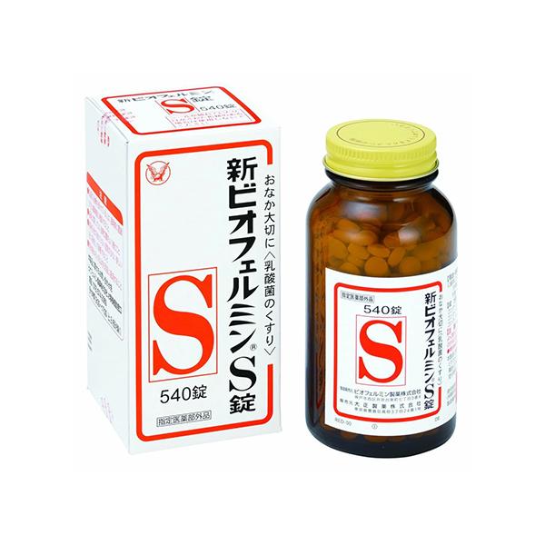 ■ ブランド名大正製薬■ 商品名新ビオフェルミンS錠 540錠■ カテゴリ医薬品・医薬部外品 ＞ 医薬部外品 ＞ 胃腸■ 商品説明・特徴おなか大切に　腸を整える乳酸菌のくすり●新ビオフェルミンR Ｓ錠は、ヒト由来の乳酸菌を使用しているため定...