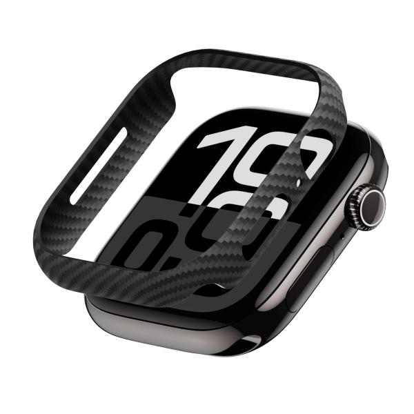 PITAKA Apple Watch ケース 軽量 極薄 全面保護 傷つきにくい 600Dアラミド繊維 カーボン風 デザイン 脱着簡単 Air Case【贅沢な素材】特選の600Dアラミド繊維から織られたアラミドクロスを真空成型して、App...