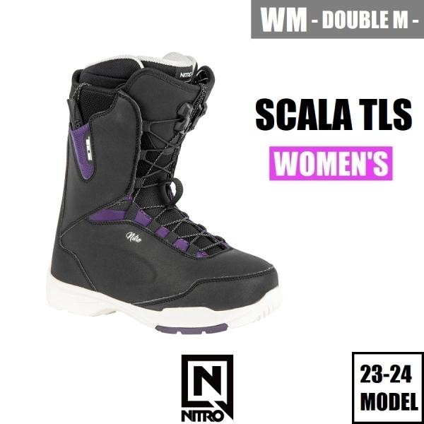 ・年式： 2024・メーカー： NITRO・モデル名： SCALA TLS W'S・カラー： BlackPurple・Flex： 4（1柔 - 10硬）・定価： 46,200円(税込)■FEATURES : 　RUBBER OUTSOLE　...