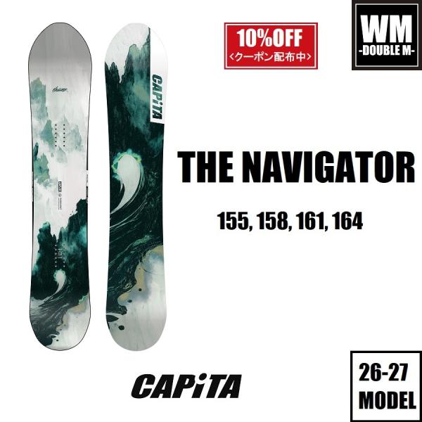 【発売日：2026年11月01日】・年式： 2027・メーカー： CAPiTA・モデル名： THE NAVIGATOR・形状： RESORT V2 DIRECTIONAL + FLAT KICK TECH・シェイプ： ディレクショナル・FL...