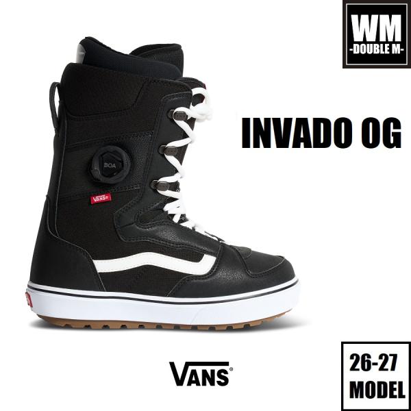 【発売日：2026年11月01日】・年式： 2027・メーカー： VANS・モデル名： INVADO OG・カラー： BLACK/WHITE・Flex:  4-6 (10段階中)・定価： 35,200円(税込)INVADO OG は、VAN...