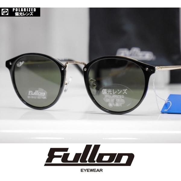 ・メーカー：FULLON・年式：2025・モデル：FBL064-2 - BLUE LABEL・カラー：Black Gold・レンズ：Light Green Polarized（偏光レンズ）・実寸サイズ：レンズ：縦 約48mm × 横 約55...