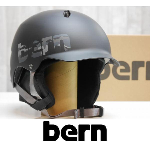 ・年式：2024・メーカー： bern・モデル名： BANDITO (ジュニア&amp;キッズ) ※7〜12才用・カラー：Matte Black Camo・耳当て(インナー一体型)、ゴーグルクリップ付き<br>・定価：15,40...