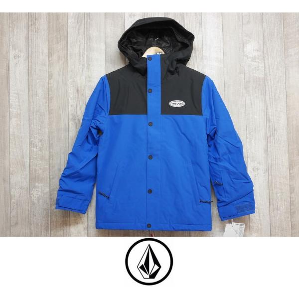 「VOLCOM」子供用のスノーボードウェア・年式：2024・メーカー：VOLCOM・モデル名：STONE.91 INS JACKET (子供用)・カラー：ELECTRIC BLUE(EBL)・定価：27,500円(税込)大きなスタイルとテク...