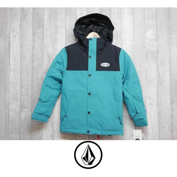 「VOLCOM」子供用のスノーボードウェア・年式：2024・メーカー：VOLCOM・モデル名：STONE.91 INS JACKET (子供用)・カラー：VIBRANT GREEN(VBG)・定価：27,500円(税込)大きなスタイルとテク...