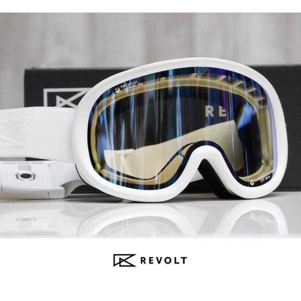 ・年式：2026・メーカー：REVOLT・モデル名：SUPER LIGHT FRAME・カラー：White Gross×Matte / White×White・レンズ：Blue Mirror / Clear Photochromic 調光レ...