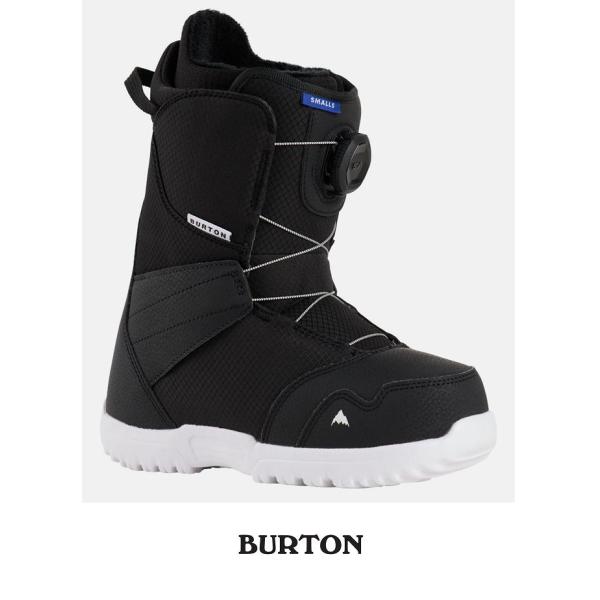 ・年式： 2026・メーカー： BURTON・モデル名： KIDS SMALLS BOA Boot - 子供用・カラー： BLACK・Flex:  4-7 (10段階中)・定価： 27,500円(税込)BOAフィットシステムで微調整が可能な...