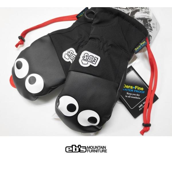 高品質なアクセサリーブランド「eb's」。・年式：2026年・メーカー：eb's・モデル名：KEMONO JR・カラー：BLACK・定価：5,720円(税込)抜群のマテリアル、驚異のキッズミトン防水・耐久性・透湿性に優れたインサートフィルム...