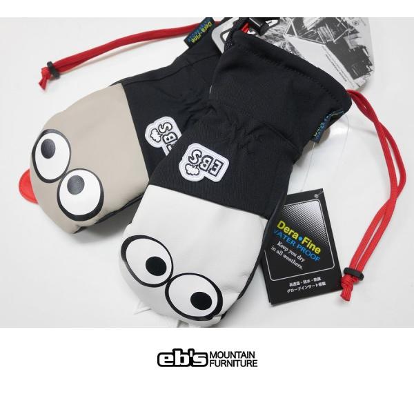 高品質なアクセサリーブランド「eb's」。・年式：2026年・メーカー：eb's・モデル名：KEMONO JR・カラー：COMBI・定価：5,720円(税込)抜群のマテリアル、驚異のキッズミトン防水・耐久性・透湿性に優れたインサートフィルム...