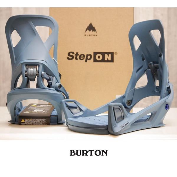 ・年式： 2026・メーカー： BURTON・モデル名： Men's Step On Re:Flex・カラー： Bluestone・対応ディスクパターン： 4×4, CHANNEL・FLEX： 5-8(Medium)・定価： 42,900円...