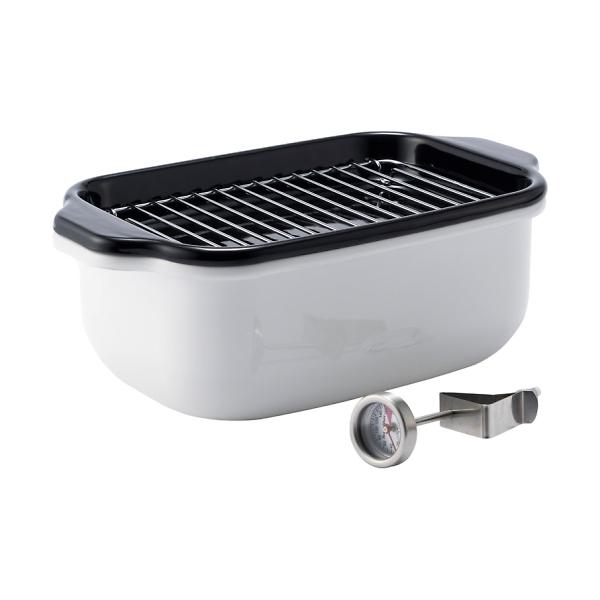 富士ホーロー 角型天ぷら鍋 TP-20K.W