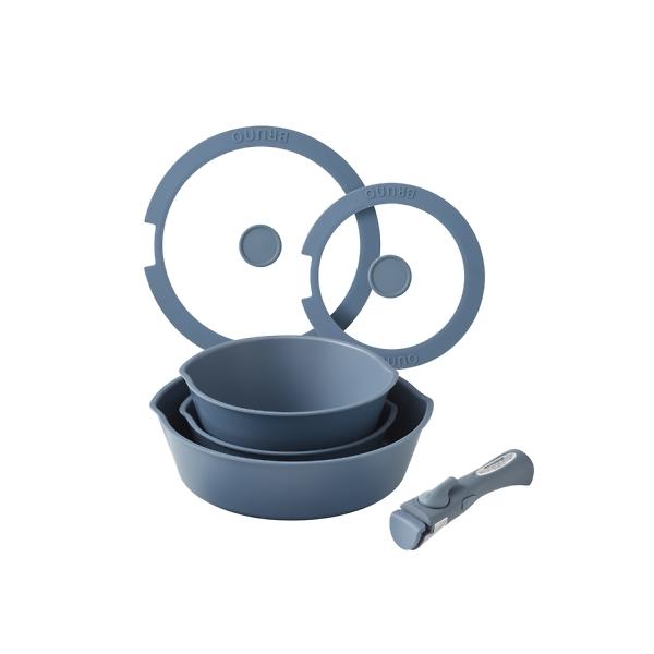 フライパン6点セット ネイビー BHK304-R-NV