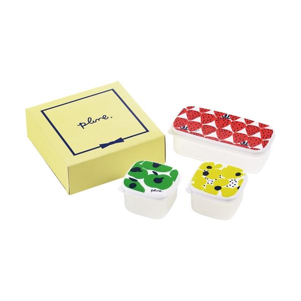 プルーン シール容器3点セット PL-111