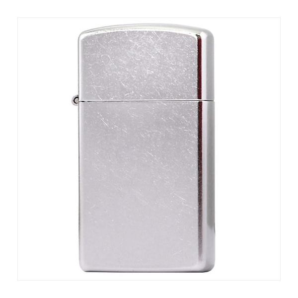 ZIPPO ジッポー ライター 無地 スリム シルバー ＃1607