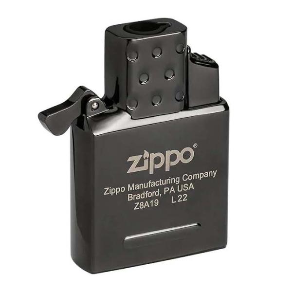 ZIPPO ジッポー 交換用 ガスライターインサイドユニット シングルトーチ ガス注入なし ブラック ＃65864