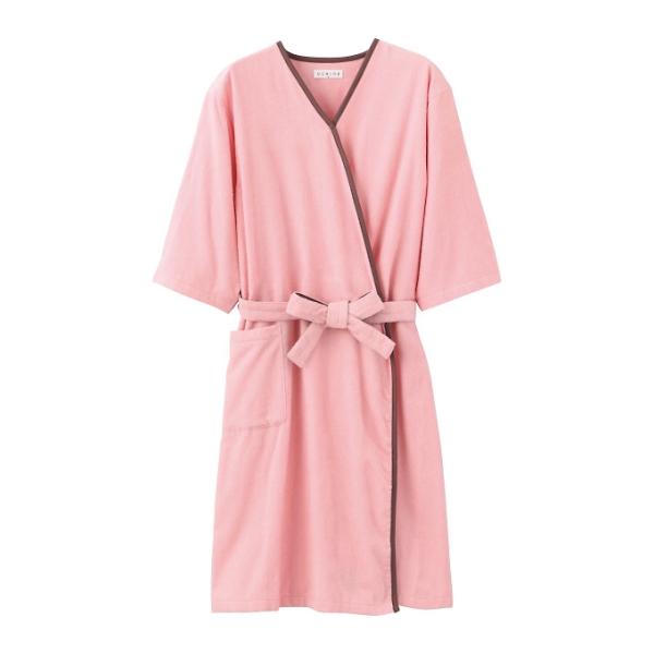 UCHINO エアリータッチレディスローブ M ピンク RC15824-PM