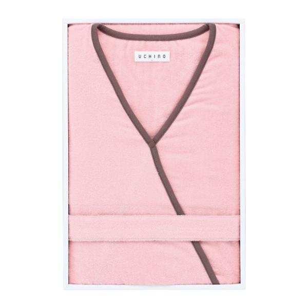 UCHINO エアリータッチレディスローブ L ピンク RC15824-PL