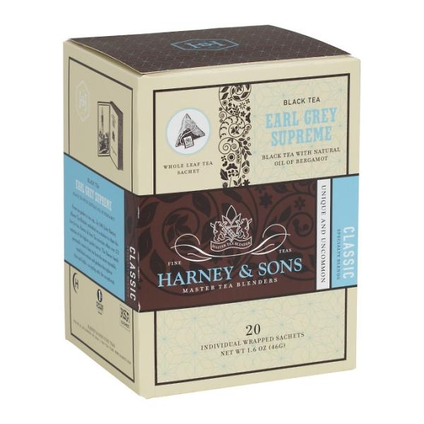 ハーニー＆サンズ アールグレイ・シュプリーム ラップドサシェ 35523