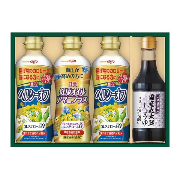 日清 バラエティオイル＆丸大豆しょうゆギフト SOT-20A