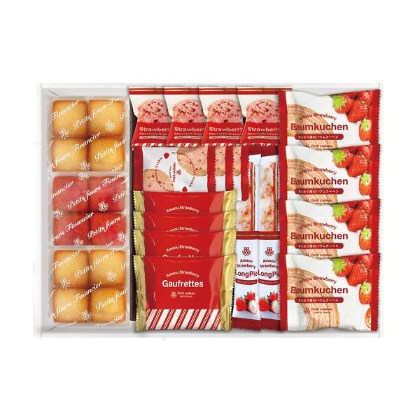 あまおう苺バウムクーヘン&amp;プチガトー ギフトボックス FAS-30