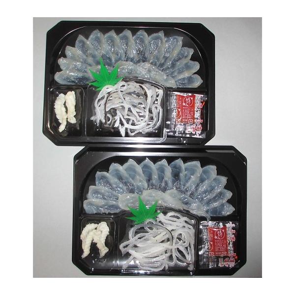 豊後産とらふぐ刺身セット角皿 RTS-2 [産直品]