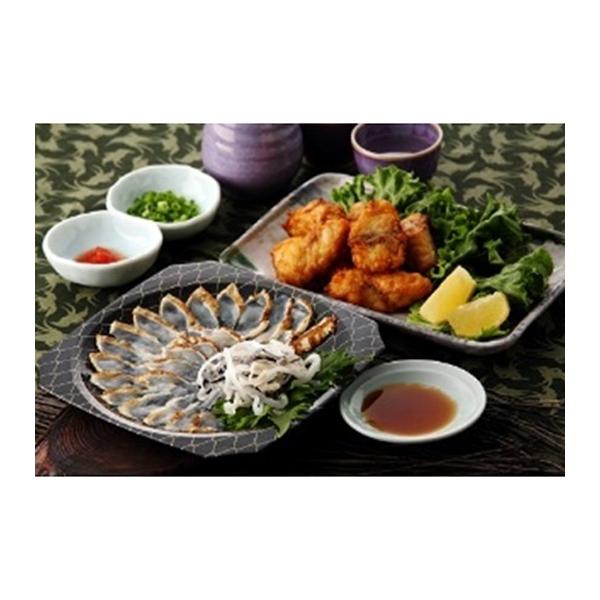 豊後産とらふぐ炙り・ふぐ唐揚げセット BAK-1 [産直品]