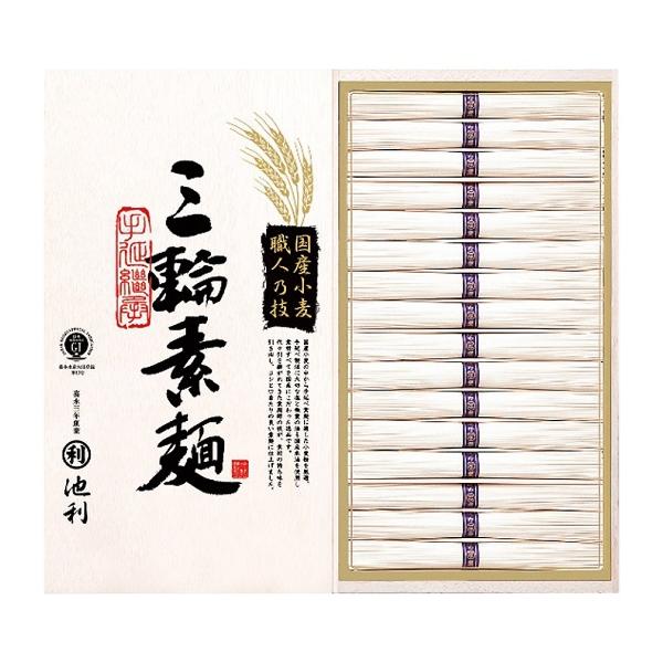 池利 国内産小麦使用 三輪素麺 TB-30R