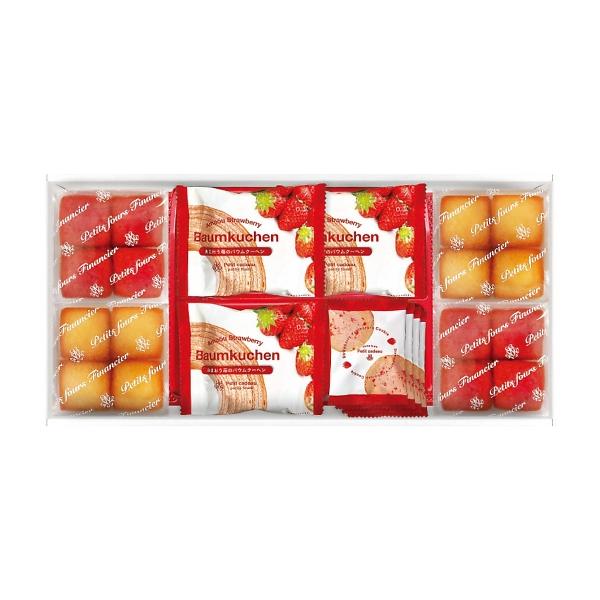 あまおう苺バウムクーヘン＆プチフィナンシェギフトボックス FAO-30R