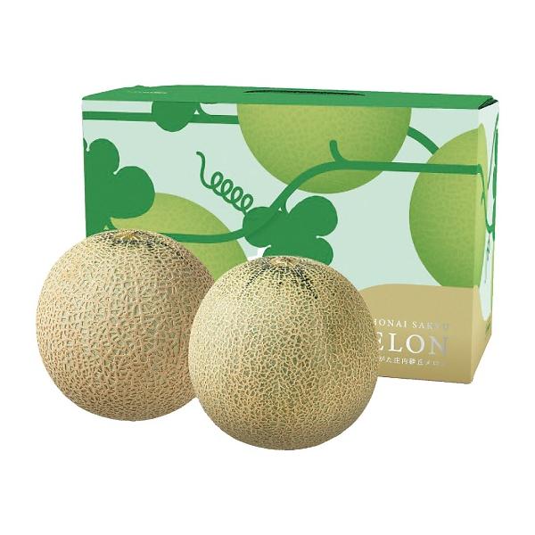山形県産 JA鶴岡 庄内砂丘メロン2玉(赤・青) [産直品]
