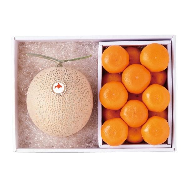 北海道産赤肉メロン＆ハウスみかん詰合せ 82699 [産直品]