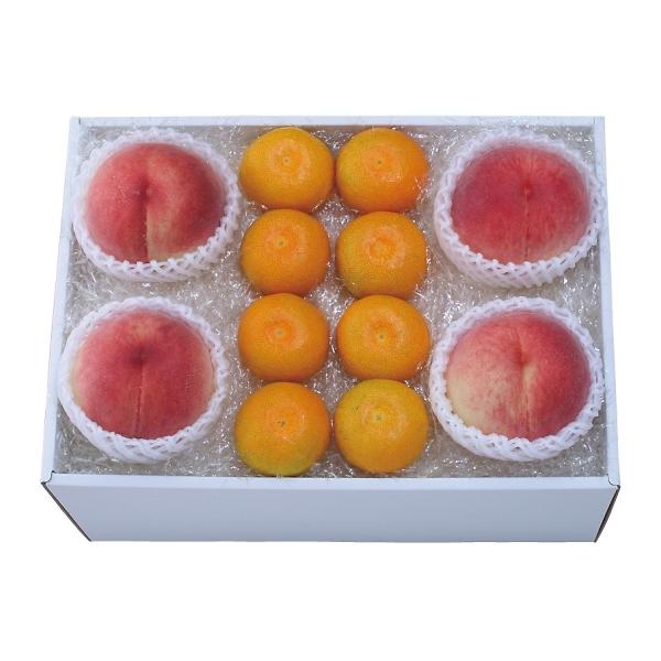 山梨の桃とハウスみかん詰合せ 82648 [産直品]