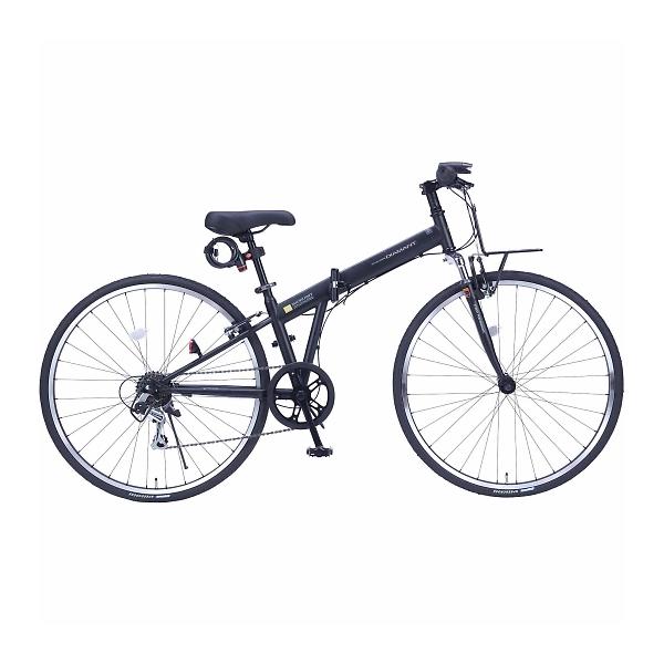 My Pallas マイパラス MC-603-BK MIGRATORY クロスバイク 27インチ Fサス 6段変速 折畳自転車 マットブラック