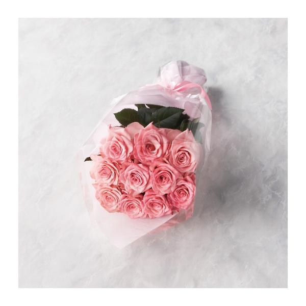 バラの花束 10本から15本までのお申し込み ピンク 19PK10-15
