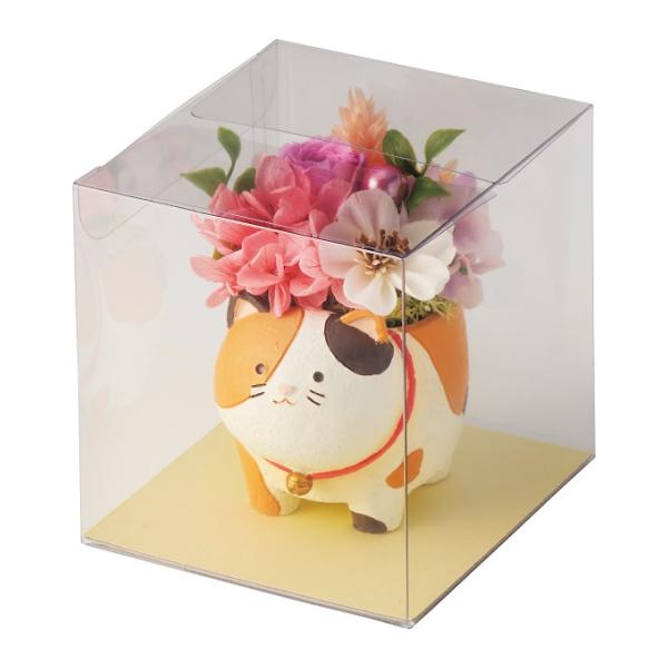 アニマルプリザ（プリザーブドフラワー） ねこ