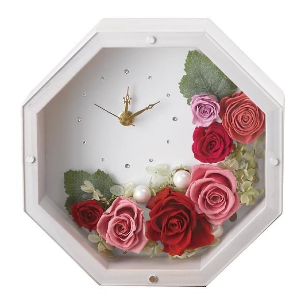 LOLY アンティークホワイト（プリザーブドフラワー） レッド