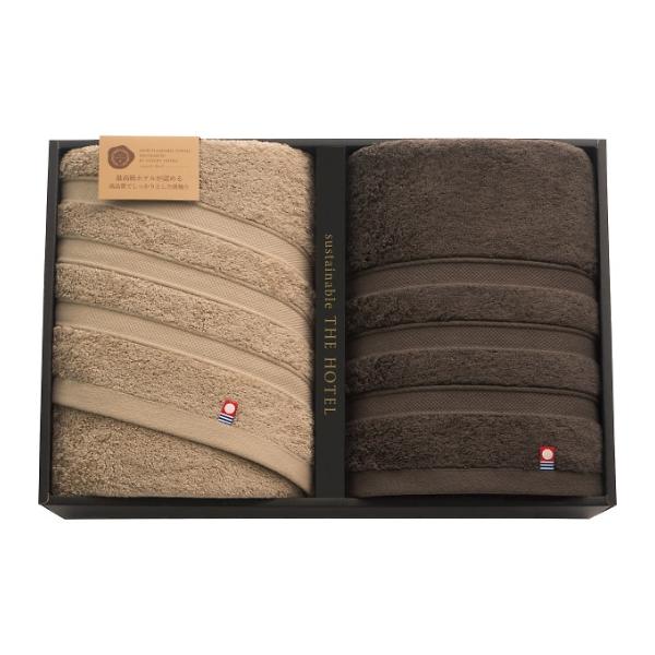 サステナブル THE HOTEL ホテル仕様バスタオル2枚セット 65411