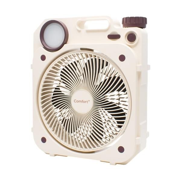 Comfort+ 充電式薄型送風扇 Air Force Fan クリームベージュ AF8-17G/B