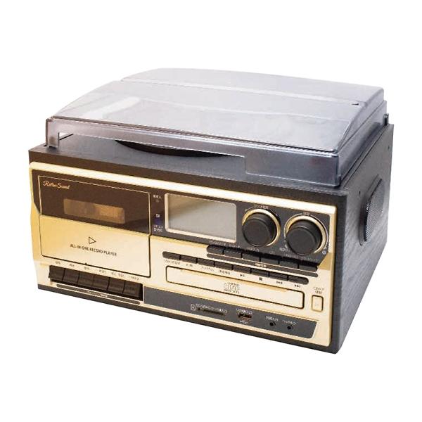 レトロサウンド オールインワン・レコードプレーヤー AR-01G