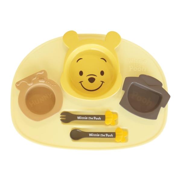 アイコンランチプレート くまのプーさん×イエロー 307108