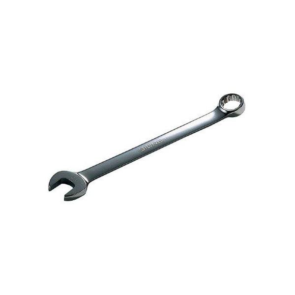 ミラー仕上げのメッキが美しいコンビネーションレンチメガネ部のオフセット角は15度