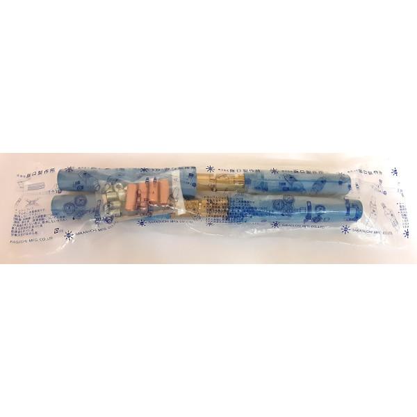 使用電線 38〜60mm2ネジ止 ○半田付 ○本体形状 φ23　3溝全長 295mm重量 495g