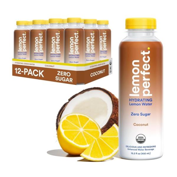 5 カロリー、砂糖ゼロ、人工香料や人工甘味料不使用のレモン パーフェクト ボトル入りウォーターは、安心できる原料を使用しており、おいしくて爽やか。USDA オーガニック、非遺伝子組換えプロジェクト認証、グルテンフリー認証、ビーガン認証、OU...