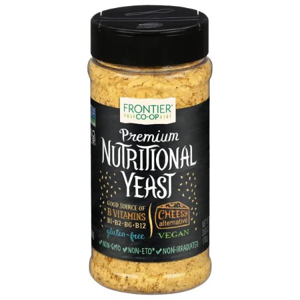 Frontier Co-opプレミアム栄養酵母は、ナッツとチーズの風味が豊かなうま味が特徴です。チーズの代用品として、またスナック、野菜、付け合わせの調味料として、万能なパントリーの定番です。また、定番の野菜やチップスのディップやクリーミー...