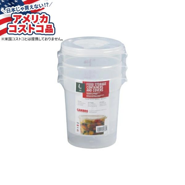 モデル: 8SFSPP 蓋付き丸型食品保存容器 半透明 容量: 4クォート 3カウント 詳細情報: 食材を保管したり、すぐに食べられる食品や調理済みの食品を輸送するために使用します。 丸い形状により、容器の周囲に適切な空気の循環が促進されま...