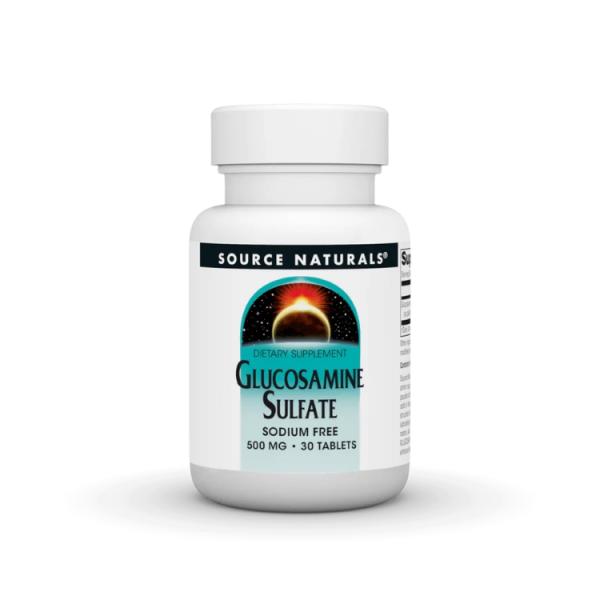 Source Naturalsのグルコサミン硫酸塩は、天然に存在するアミノ糖です。グルコサミン硫酸塩は、安定性を高めるために塩化カリウムと複合化されています。