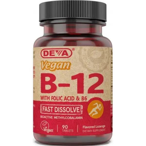 Vegan Fast Dissolve B-12は100%動物由来成分不使用。DEVA製品はすべて100%ビーガン、ベジタリアン対応で、「ビーガン」という言葉を考案した非営利団体、ビーガン協会の登録製品です。