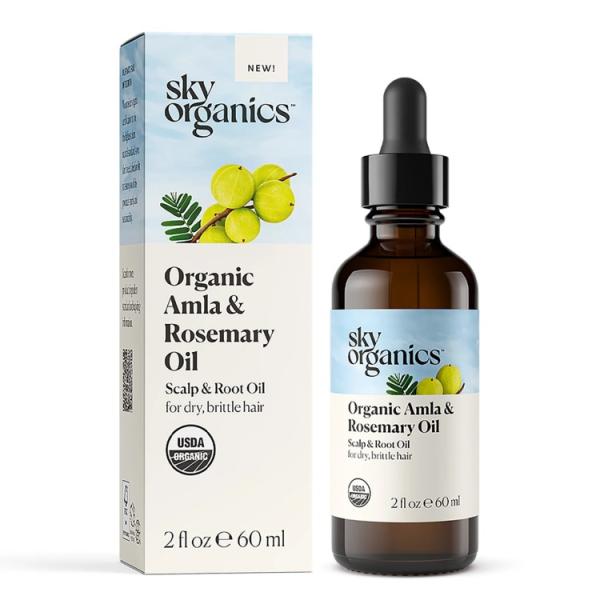 Sky Organicsのオーガニック アムラ＆ローズマリーオイルは、髪の根元からコンディションを整えます。ピュアでオーガニックなこの栄養豊富な頭皮オイルブレンドは、乾燥してパサつきやすい髪を根元から落ち着かせ、潤いを与え、なめらかでツヤの...