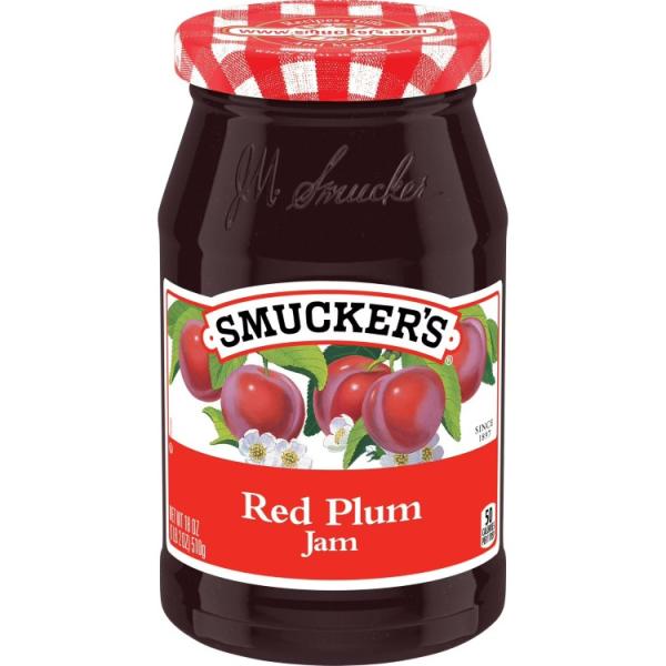 Smucker'sのレッドプラムジャムは、一口ごとにジューシーなプラムの風味が広がり、きっと虜になるでしょう。このレッドプラムジャムをSmucker'sピーナッツバターと組み合わせれば、定番のピーナッツバター＆ジャムが完成。イングリッシュマ...