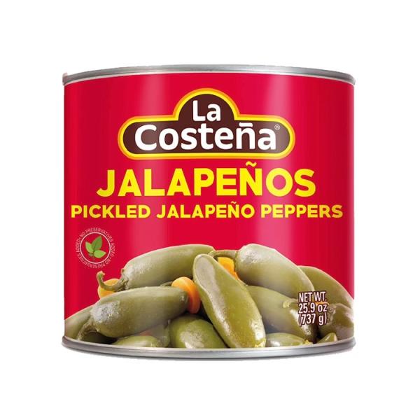 ほどよい酸味と辛さが特徴のグリーンハラペーニョのピクルスです。 メキシコらしい風味で、ナチョスやタコス、スープ、ソースなどにアクセントを加えます。 そのまま使えるスライスタイプで、下ごしらえ不要の手軽さも魅力です。 エンチラーダやサルサベル...