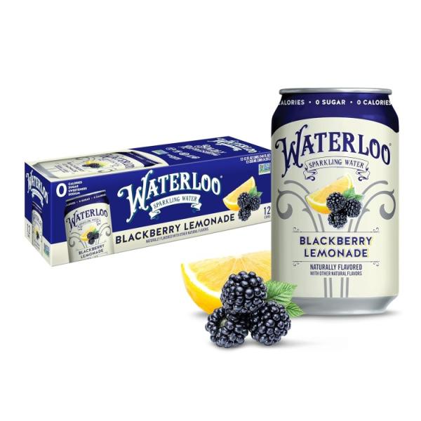 ブラックベリーレモネード フレーバーのナチュラルスパークリングウォーター 12oz（約355mL）、12本セット。 ゼロカロリー、砂糖不使用、甘味料不使用、ナトリウムゼロで、爽やかな炭酸とフルーティーな香りを楽しめます。 非遺伝子組換え認証...